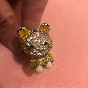Jewelry | Kitty Costume Tiger Bling Ring Crystal Cat | Poshmark
